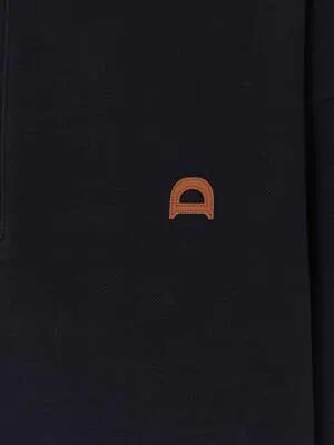 DUNST Cotton Polo Shirt With Logo Patch