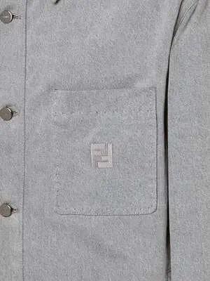Fendi Jacket Denim Stone Bleached