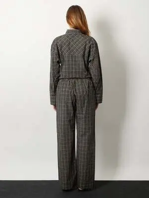RÓHE Madras Cotton Trousers