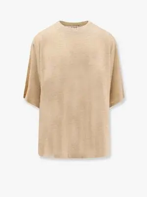 RÓHE Linen T-shirt - Beige