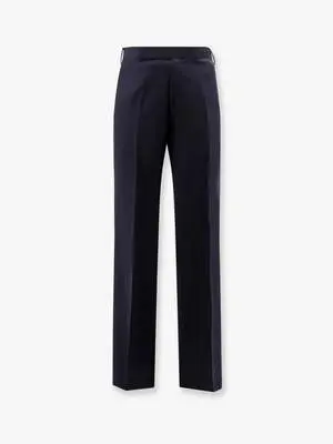 LARDINI Palu Pure Virgin Wool Trousers - Blue