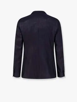 LARDINI Iconic Single-breasted Wool And Cupro Suit