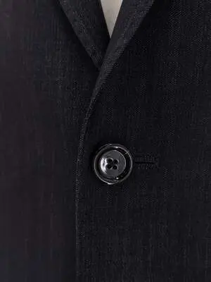 LARDINI Iconic Single-breasted Wool And Cupro Suit