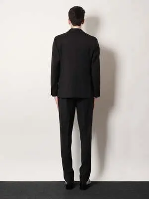 LARDINI Iconic Double-breasted Pure Virgin Wool Suit