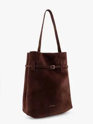 Manu Atelier Suede Tote Du Jour Shoulder Bag