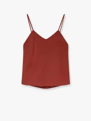 Max Mara Munghia Silk Top - Orange