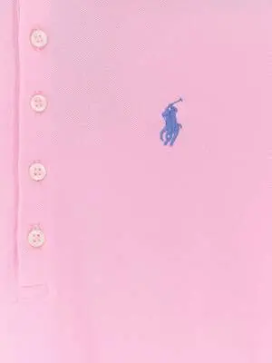 Polo Ralph Lauren Cotton Blend Polo With Embroidered Logo