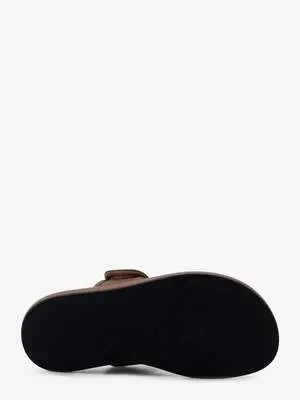 Pinko Fiona Flat Leather Sandals
