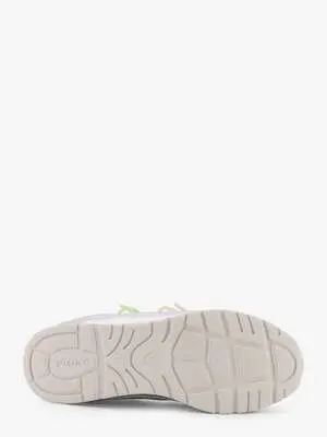 Pinko Yulia Mesh Sneakers With Leather Inserts