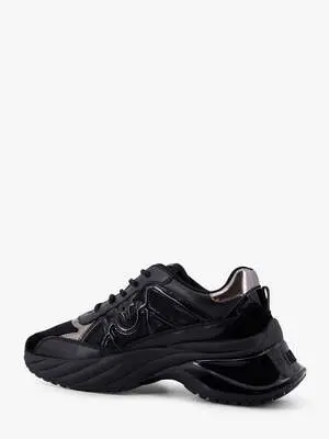 Pinko Ariel 33 Leather Sneakers With Nylon Inserts