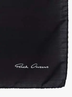 Rick Owens Modal And Silk Blend Scarf - Blue