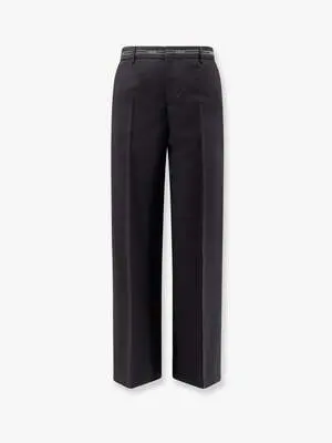 Gucci Wool Trousers With Detail - Grey