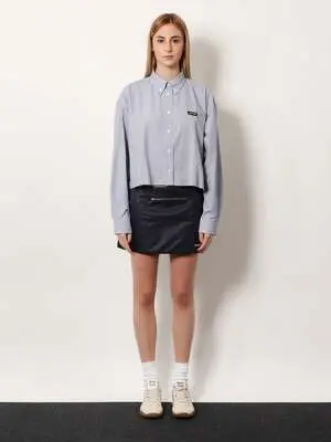 Miu Miu Pin Check Cotton Shirt