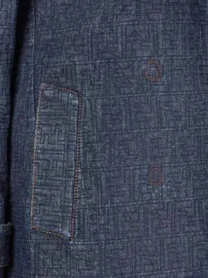 Fendi Ff Padded Denim Caban