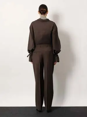 TOTEME Wool Trousers With Pinces