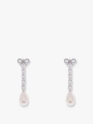 SELF-PORTRAIT Brass Earrings - Silver