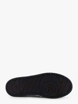 Fendi Ff Jacquard And Suede Low-top Sneakers