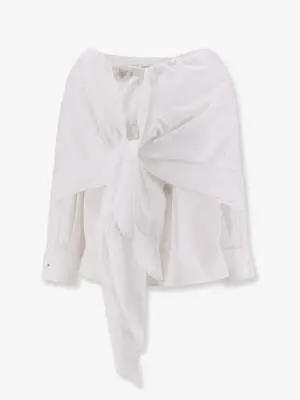 Max Mara Mxmcurvone Cotton Shirt - White