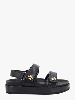 Tory Burch Kira Leather Sandals - Black