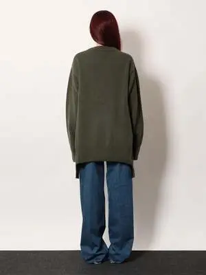R2W Nicolas Wool And Cashmere Sweater - Green