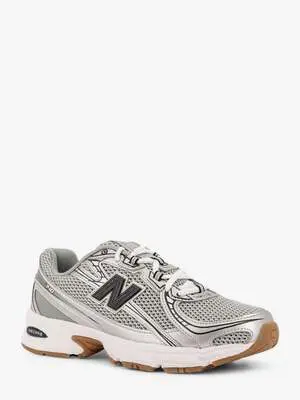 NEW BALANCE 740 Mesh Sneakers With Leather Inserts - Grey