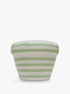 HOME STUDYO Ceramic Pierre Vase - Green