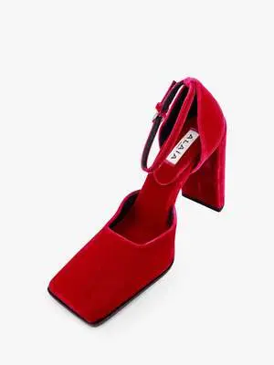 Alaïa D'orsay 90 Velvet Décollet