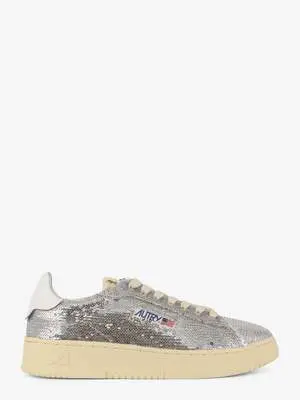 AUTRY Dallas Sneakers With Sequins - Silver