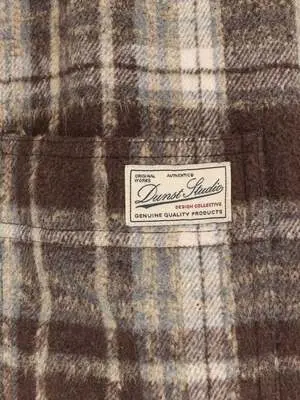 DUNST Madras Pattern Flannel Jacket