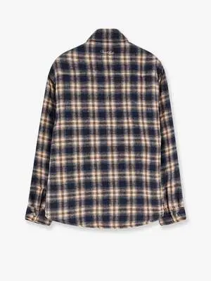 DUNST Madras Pattern Flannel Jacket