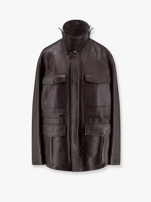 TONYWACK Leather Jacket - Brown