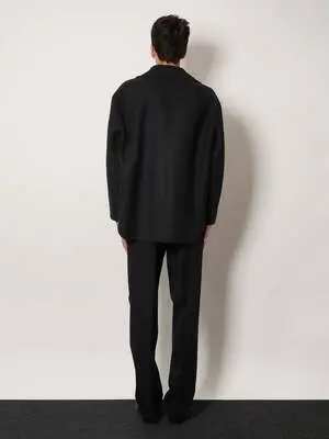 Fendi Double-breasted Wool Felt Peacoat