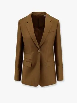 Burberry Siora Wool And Mohair Blazer - Brown