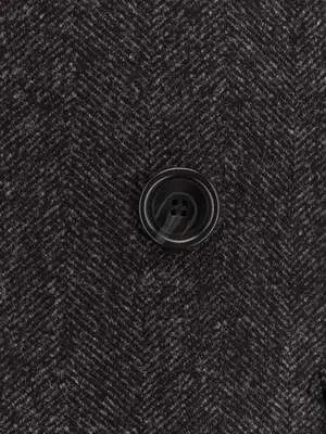 Tagliatore Herringbone Virgin Wool And Cashmere Coat