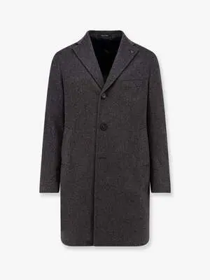 Tagliatore Virgin Wool Coat - Grey