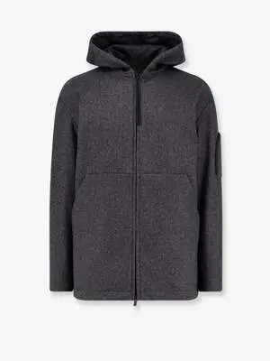 HEVO Grottaverde Virgin Wool Blend Coat - Grey