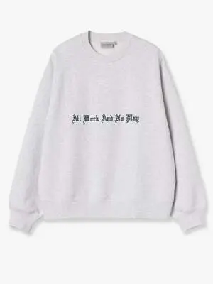 Carhartt Work In Progress No Play Cotton Blend Sweatshirt - Grey