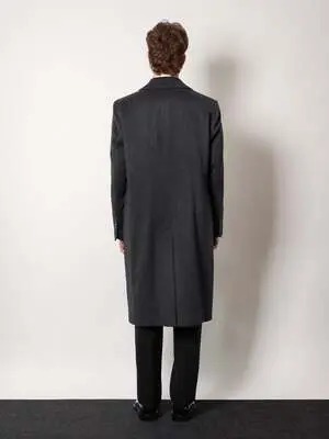 HEVO Cashmere Coat With Satin Lining