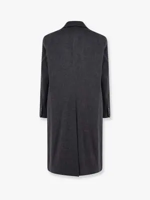 HEVO Cashmere Coat With Satin Lining