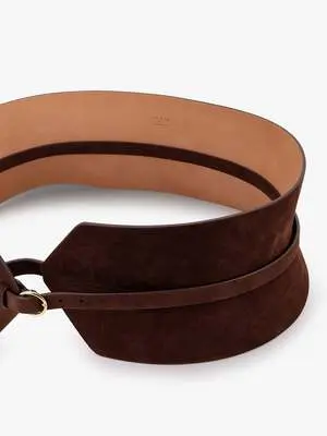 Alaïa Bustier Suede Belt
