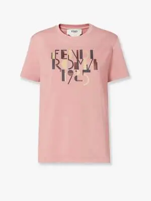 Fendi Cotton T-shirt - Pink