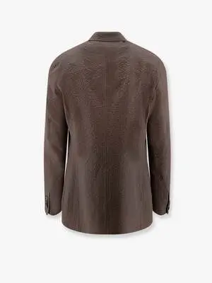 Tagliatore Torrent Wrinkled Cotton Blazer