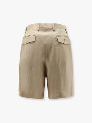 LARDINI Linen Shorts