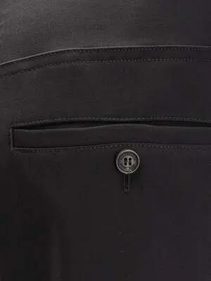 Balenciaga Straight Fit Cotton Trousers