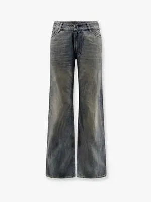 Balenciaga Wide Leg Jeans For Women