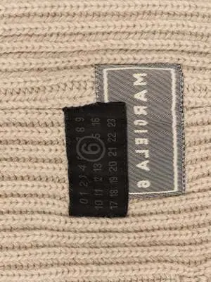MAISON MARGIELA Wool Blend Balaclava With Distressed Effect