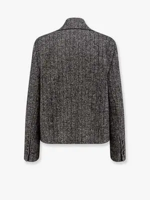 Dolce & Gabbana Wool Blend Striped Double-breasted Blazer