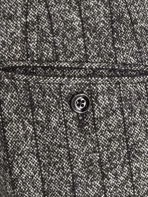 Dolce & Gabbana Striped Wool Blend Trousers