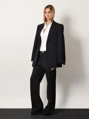 Balenciaga Stretch Wool Trousers