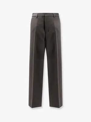 AMI Paris Virgin Wool Trousers - Grey